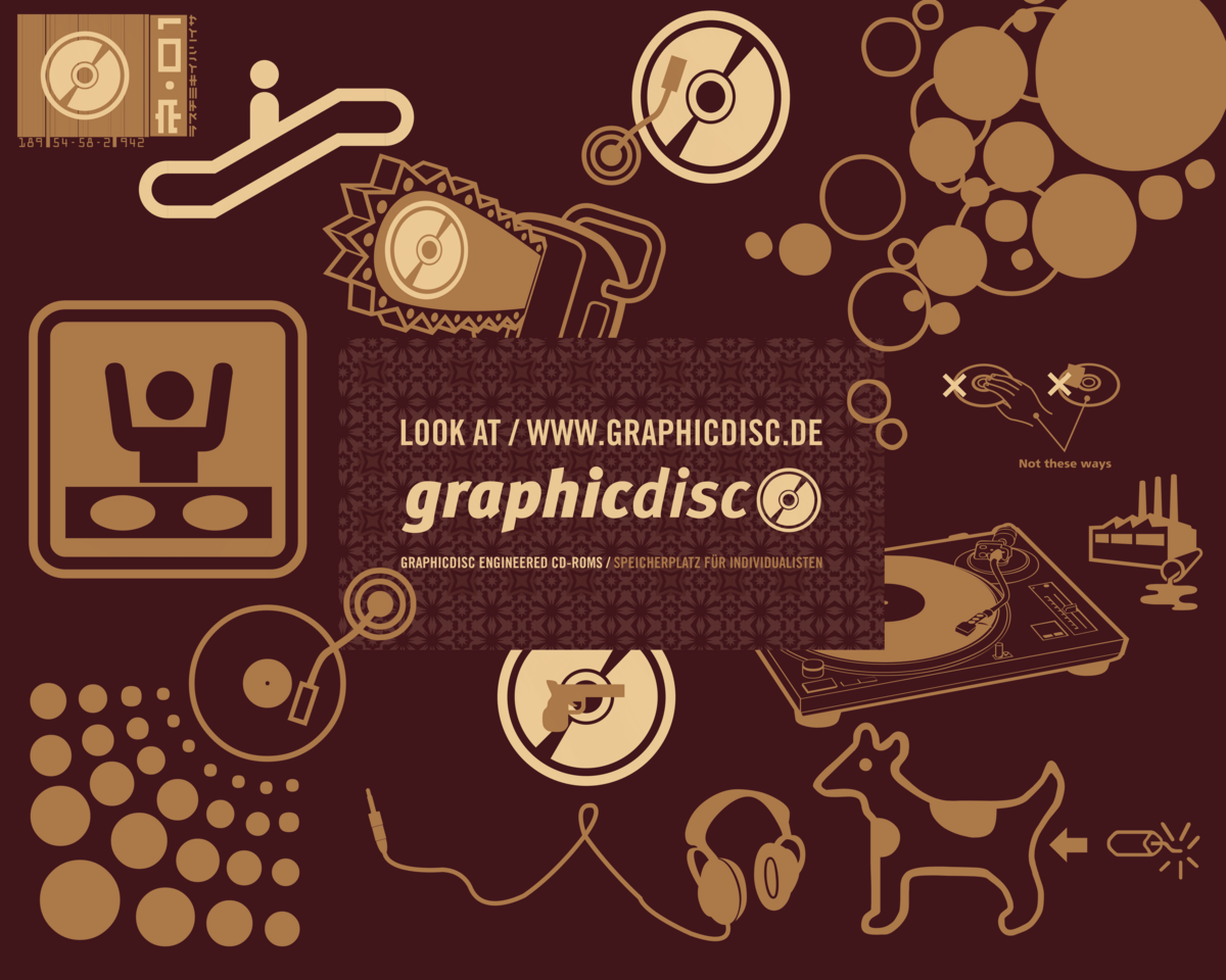 CD-ROM Label graphicdisc. Speicherrohlinge für Individualisten